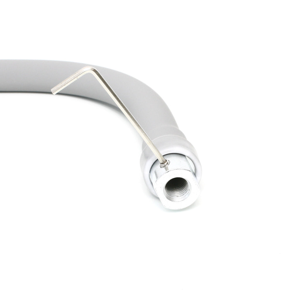 13" Flexible Gooseneck Tube Arm, Gray -- Silicone – SnakeClamp Products