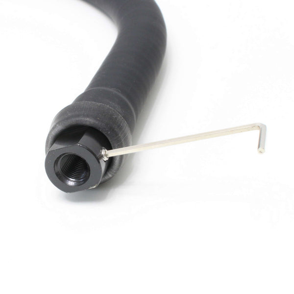 24" Heavy-Duty Flexible Gooseneck Tube Arm, Black -- Silicone ...