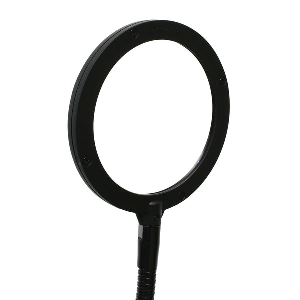 5 Inch 10x Magnifying Glass - Light Green Tint Glass Lens – SnakeClamp ...