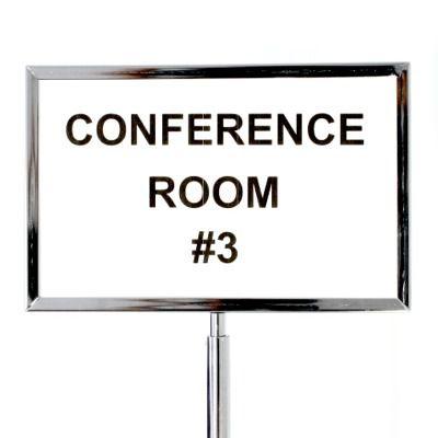 Large Metal Sign Holder 7" x 11 – SnakeClamp Products